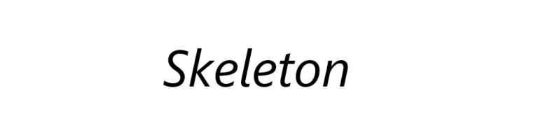 Skeleton Of The Human Body In English And Spanish - SpanishNouns